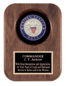 United States Navy Tribute Plaque