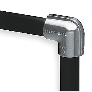 1 1/4 inch Speed Rail Elbow Modern Studio 3 - BarnDoor