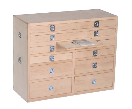 American Grip FB22 Wood Grip Storage Box 2'x5'x4' - American Flag ...