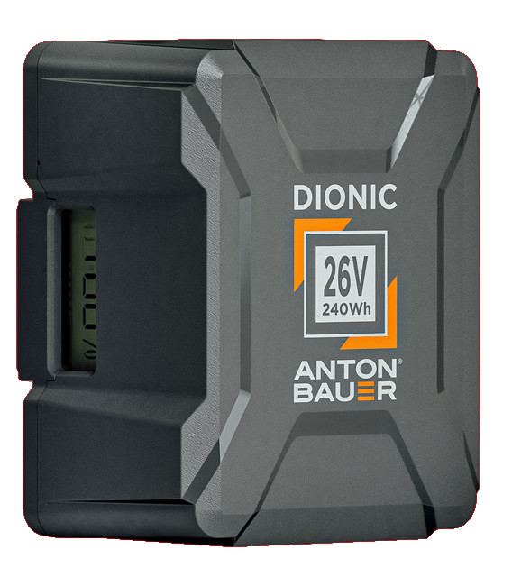 Anton Bauer Dionic 26V 240w Gold Mount Plus Battery 8675-0156