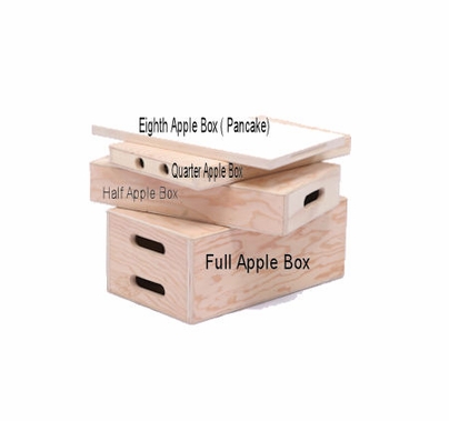 American Studio Equipment Half Apple Box - American Grip Apples