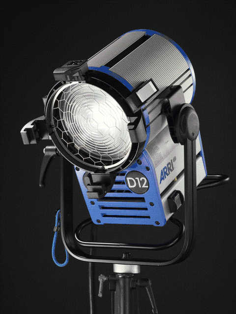 Arri D12, 1200W HMI Fresnel Light System L0.0006568 - BarnDoor Lighting
