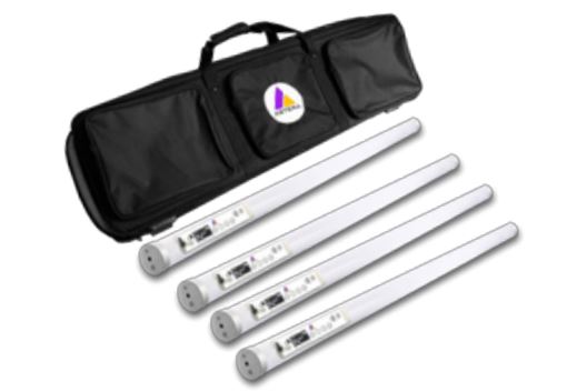 Astera LED Set of (4) Titan Tubes with Soft Bag FP1-QUAD-SET
