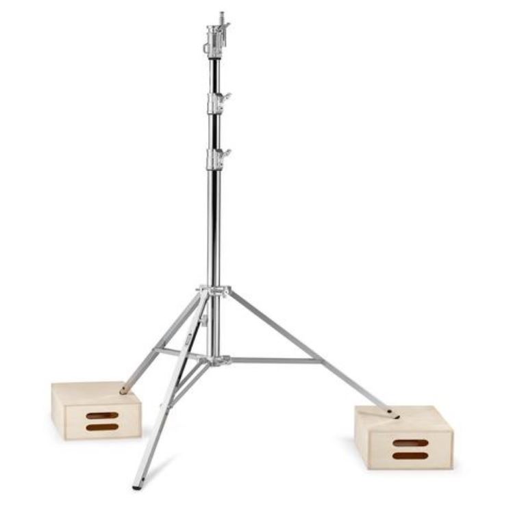 Avenger Combo Light Stand 2K Junior Double Riser - BarnDoor