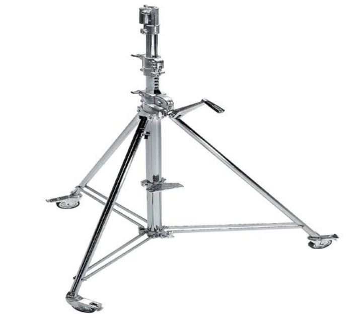 Avenger Hi Crank Stand 39 with Wheels B6039CS - BarnDoor Lighting