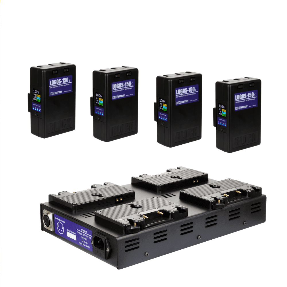 Block Battery Logos 150 Watt Hour Gold Mount 14.V LiOn Kit