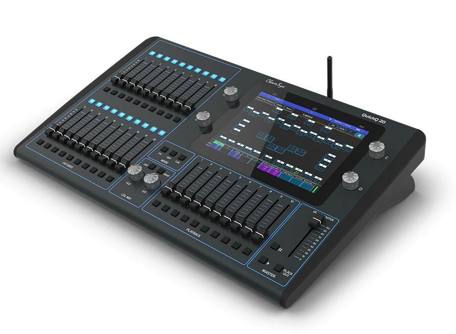 ChamSys QuickQ 20 2-Universe Compact Lighting Console | BarnDoor