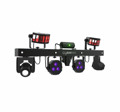 Chauvet DJ Gig Bar Move 5-in-1 LED Light System with 2 Moving-head