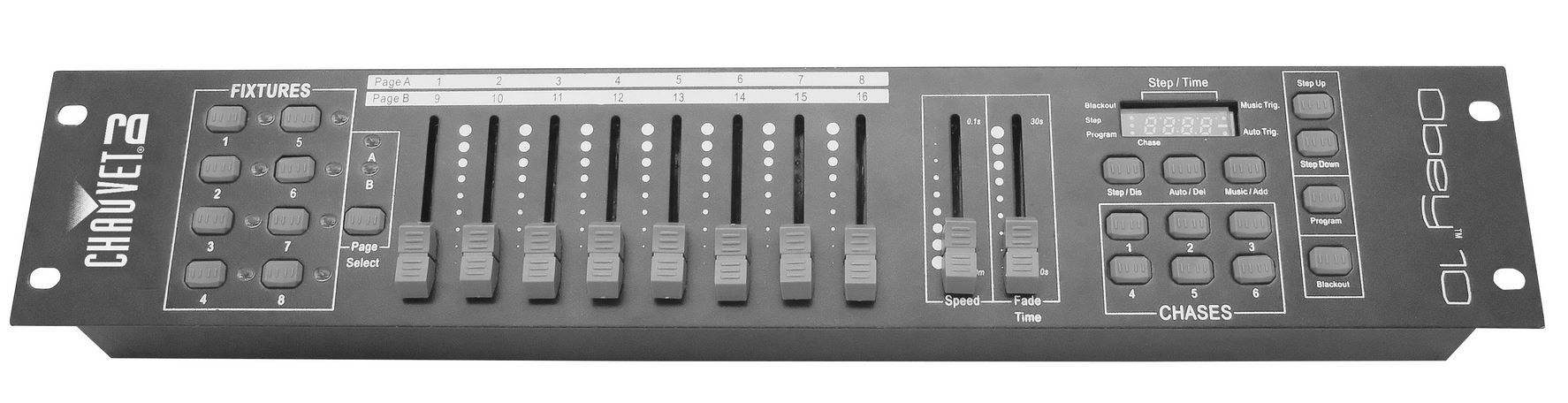 Chauvet Obey 10 Universal DMX 512 Lighting Control Console - BarnDoor ...