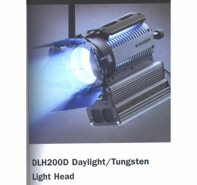 Dedo DLH200DT Daylight / Tungsten Light Head - BarnDoor Lighting