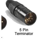 Lex DMX 5 Pin Terminator - BarnDoor Lighting