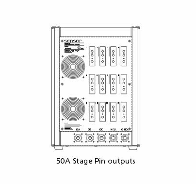 ETC 12 Channel Dimmer Pack 50 Amp Stage Pin - BarnDoor Lighting