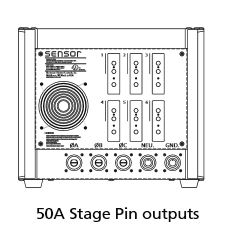 ETC Sensor Portable Dimmer Pack 6 Channel 50A Stage Pin