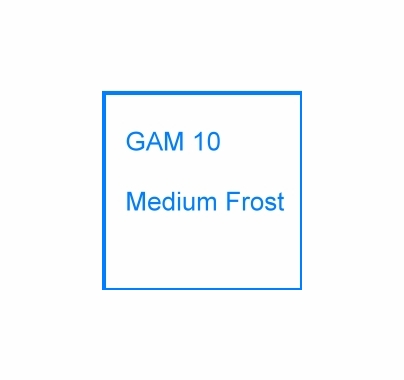 GAM 10 Medium Frost Lighting Diffusion Gel Filter Sheet 20"x24" - GAM ...