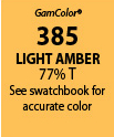 GAM GamColor 385 Light Amber Lighting Gel Filter Sheet 20"x24 ...
