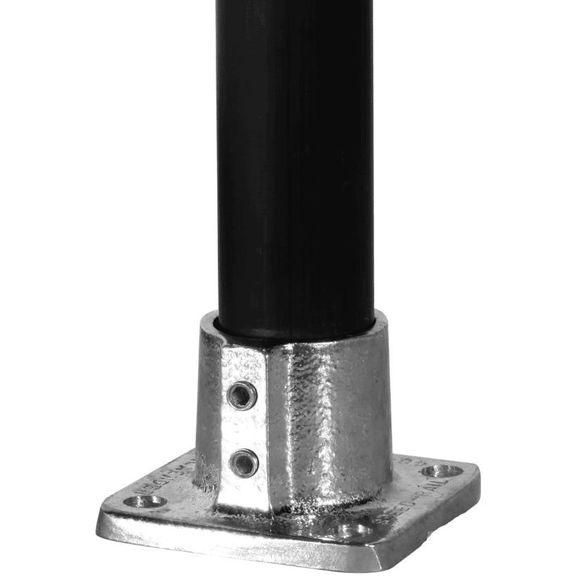 Hollaender Fitting 1 1/2" Floor Flange for Speed Rail | BarnDoor Lighting