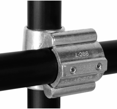 Hollaender Fitting 1 1/2" Split Cross Speedrail | BarnDoor Lighting