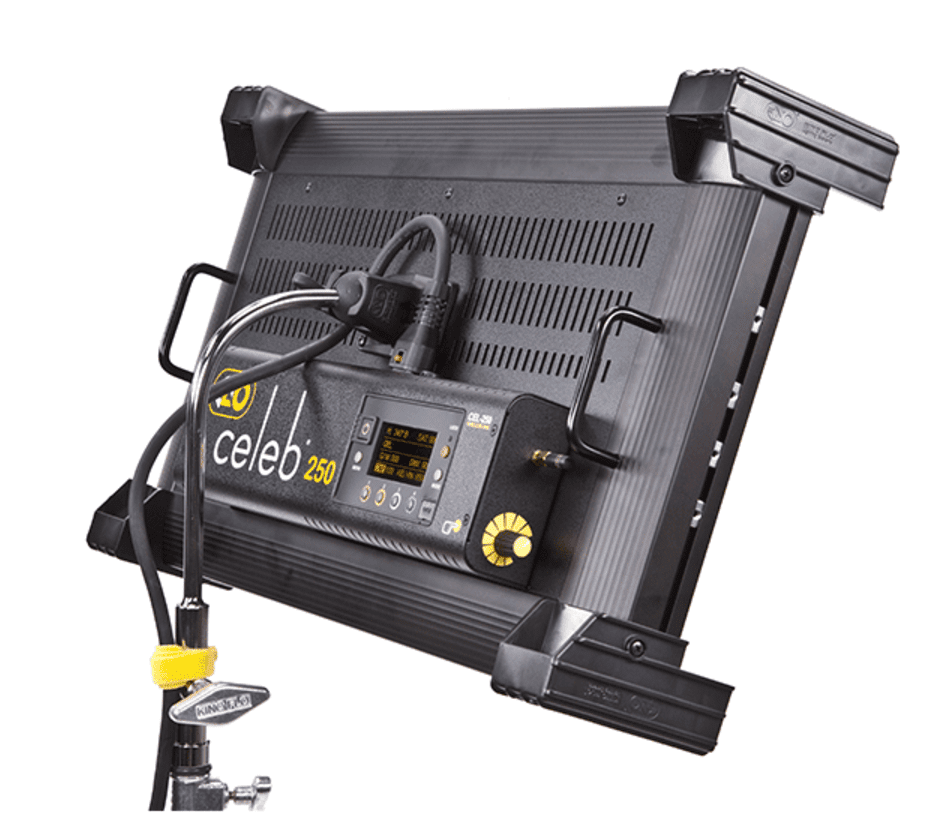 Kino Flo Celeb 250 DMX LED Light Kit Flight Case - BarnDoor