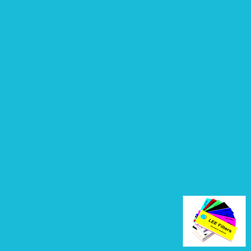 Lee 118 Light Blue Sheet LS118 - Lee Gels Numeric Listing