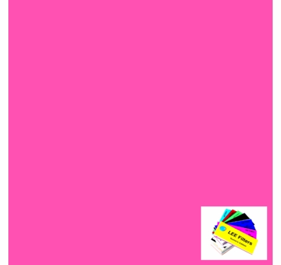 Lee 128 Bright Pink Lighting Gel Filter Sheet 21"x24" - Lee Gels ...