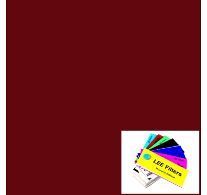 Lee # 789 Blood Red Lighting Gel Filter - BarnDoor