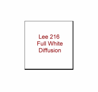 Lee Filters 216 Lighting Gel Diffusion Full White Roll 4x25