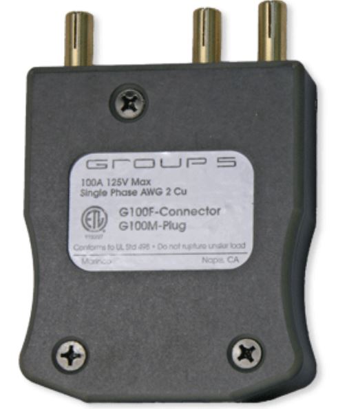 Lex 100A 120VAC Male Bates Connector 100 Amp - BarnDoor