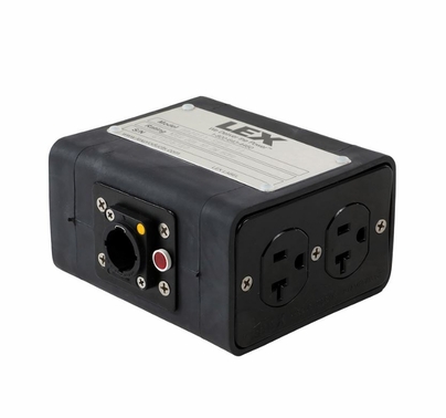 Lex 20 Amp Quad Box powerCON TRUE1 to Edison - BarnDoor