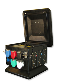 Lex 200A 3 Phase / 6 100A Bates Distro Box - BarnDoor Lighting