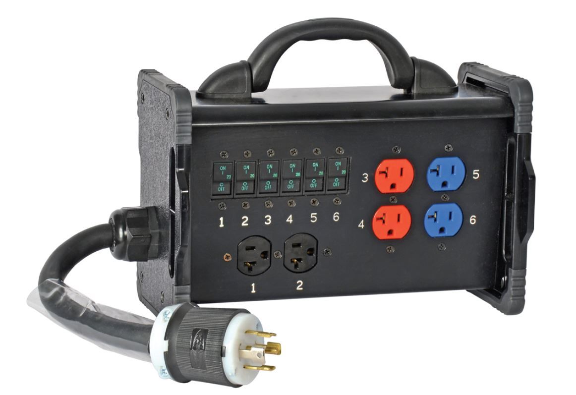 Lex 30 Amp Bento Box Tail to Edison 20A BNB3-3B - BarnDoor