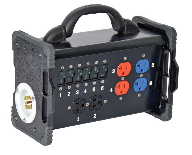 Bento Enclosure, 30 Amp 3Ø L21-30 Panel Mount Inlet