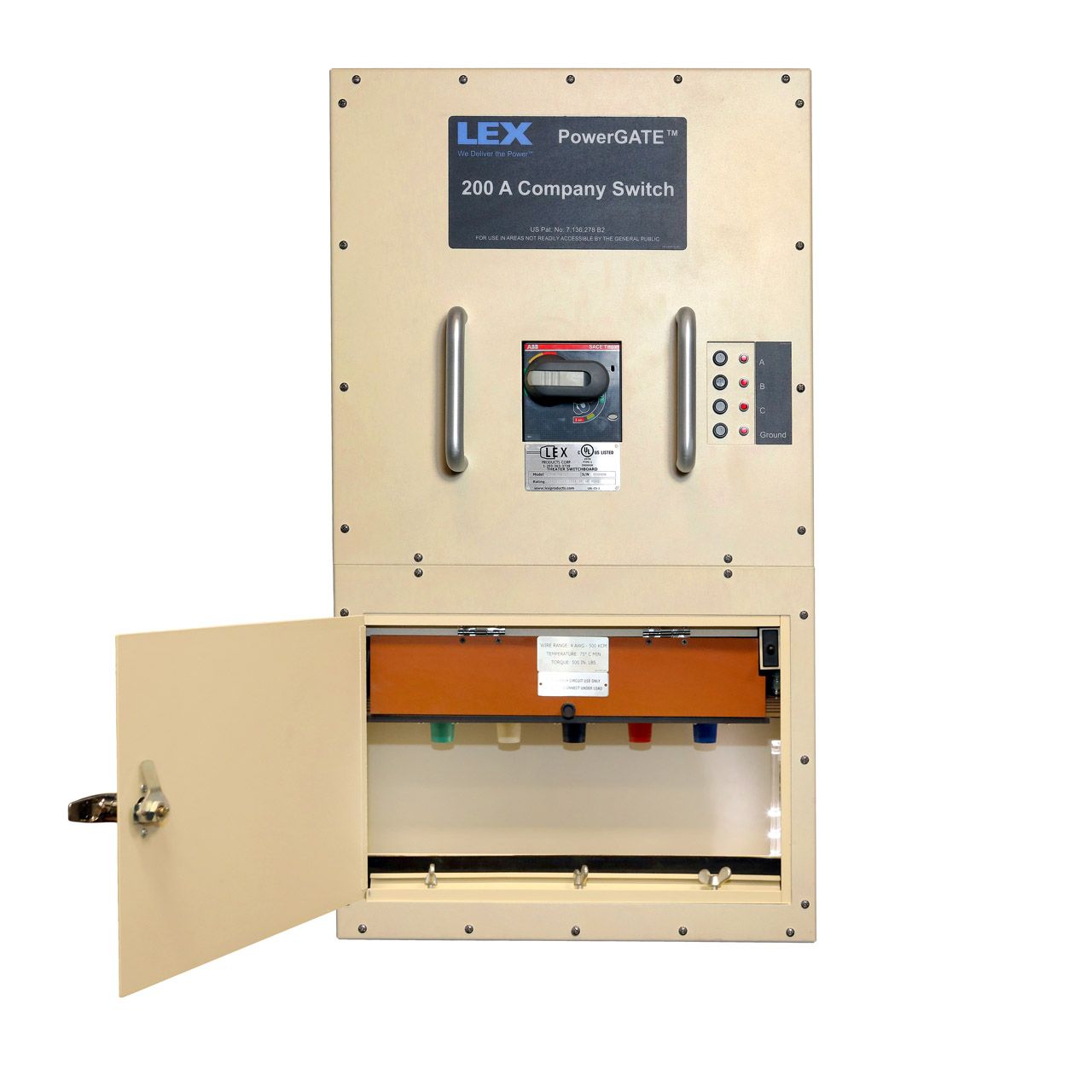 Lex Company Switch 200A 5 Wire Electrical Disconnect CS-200F-C5DS1