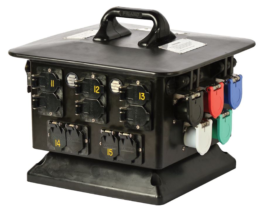 Lex Distribution Box Outdoor Pagoda 100A / 3 Phase - BarnDoor Lighting