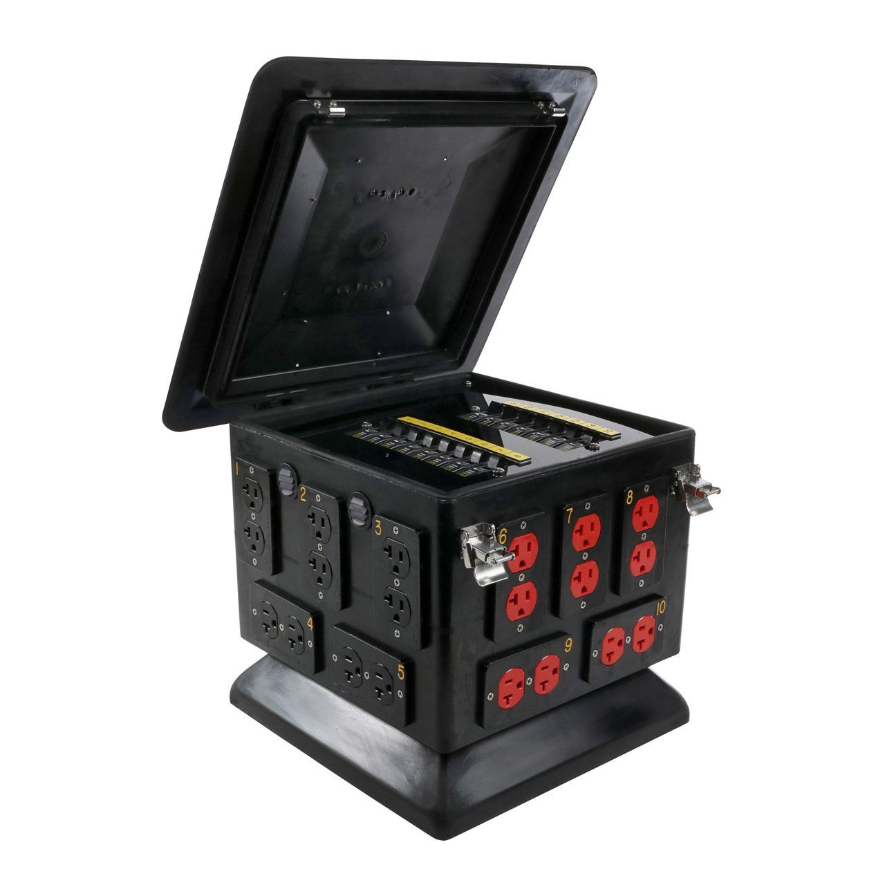 Lex Indoor 100 Amp 3 Phase Pagoda to 15 20 Amp Duplex DB100A-A401520 ...