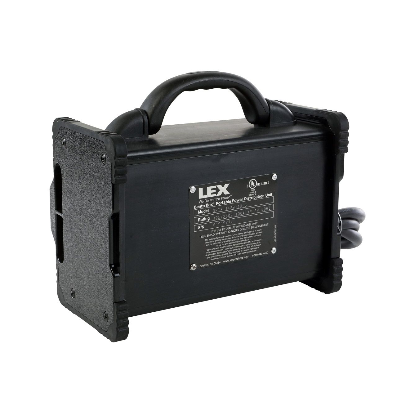 Lex Products 100 Amp Bento Hollywood Box w/ Tail BNF3-1A2B-10-5