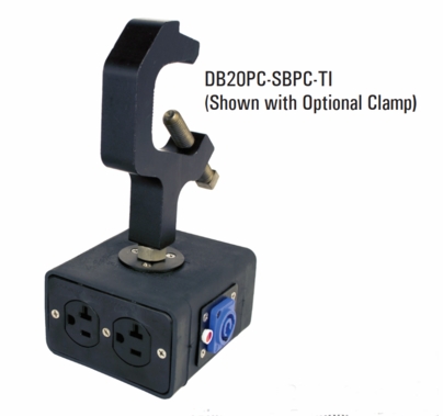 Lex Products 20A Quad Box PowerCon to Edison - BarnDoor Lighting