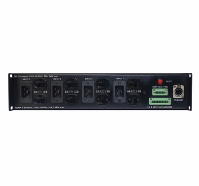 LynTec Rack-Mount Panel with (4) 120V 20A Relays NPAC-120-4