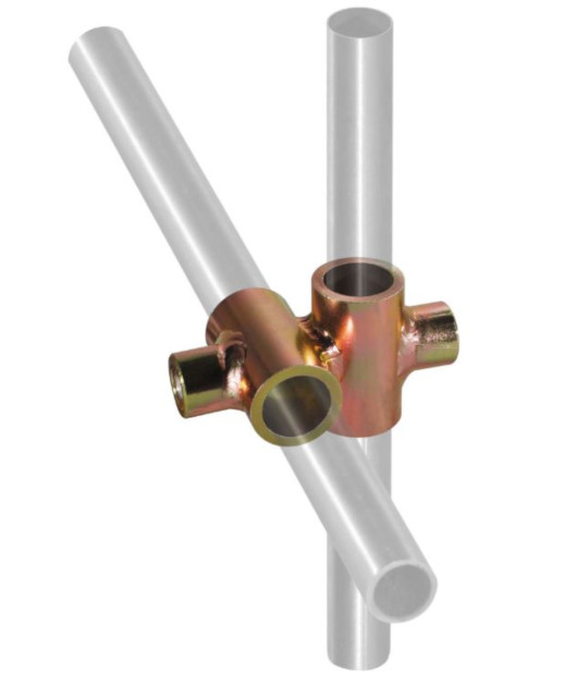 Buy Modern 5/8" Diameter Rod Cross Fitting 008-1885 BarnDoor