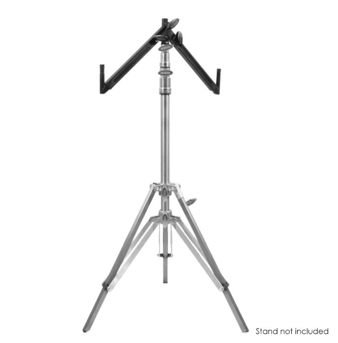 Modern Baby Drop Down Offset Telescoping Dual Monitor Mount