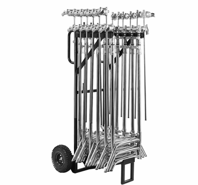 Modern Studio C-Stand Cart with (12) C-Stands 064-1302 | BarnDoor