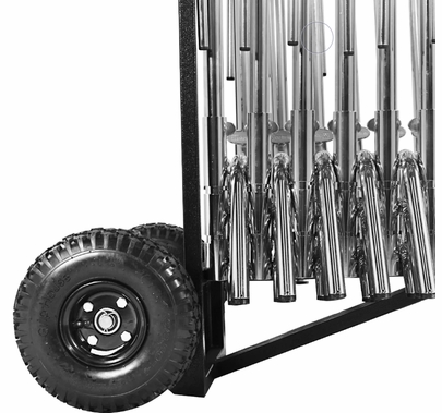 Modern Studio C-Stand Cart with (12) C-Stands 064-1302 | BarnDoor