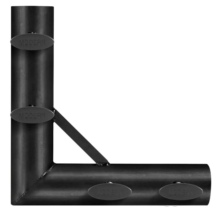 Modern Corner for 1 1/2" Speed-Rail Pipe 010-2028-BS | BarnDoor