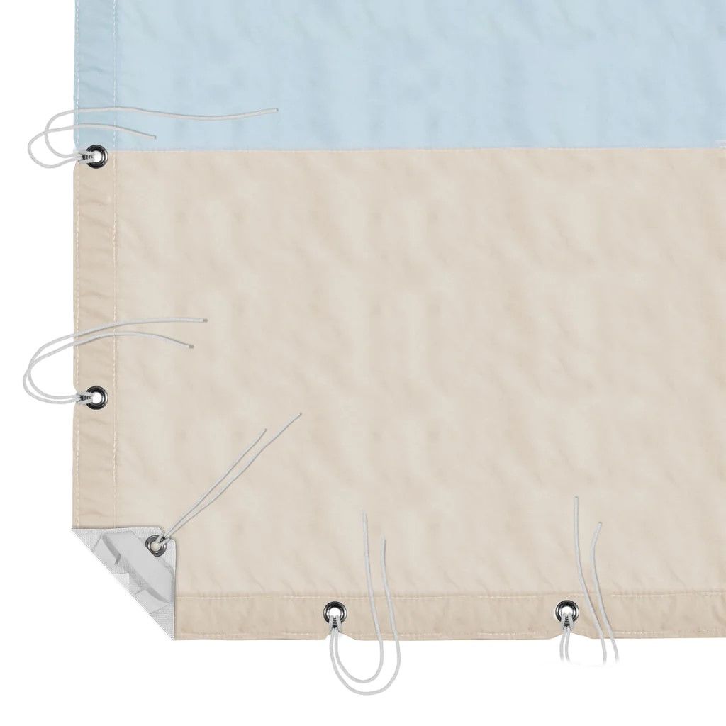 Modern Natural Bounce Fabric 12x12 Sky Blue & Beige with Bag 056-1251