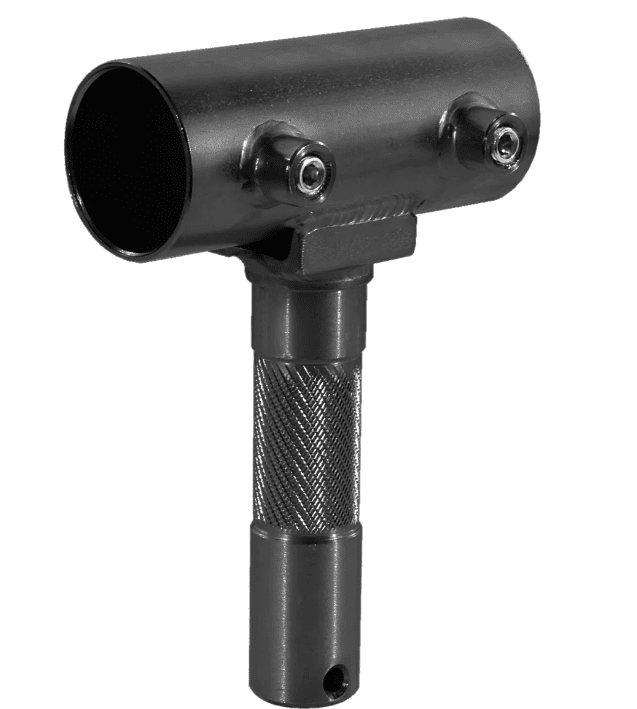 Modern Studio 1 1/4 inch Pipe Slider to Junior Male Pin - BarnDoor Lighting