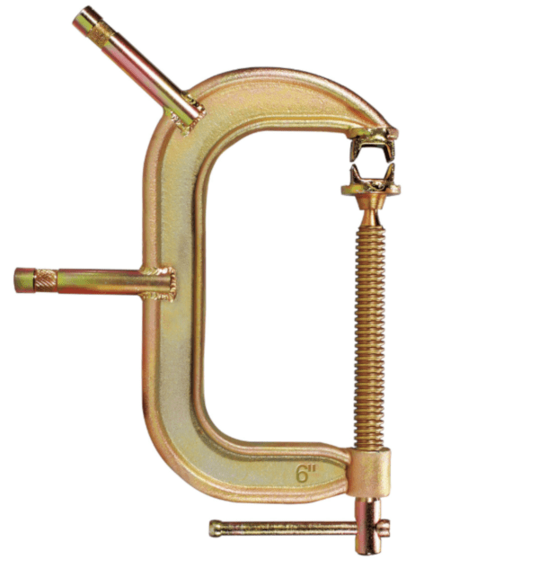 Modern Studio 6 Inch C Clamp w/ Baby 5/8" Studs 023-4220