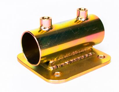 Modern Studio Horizontal Pipe Receiver w/ Flat Plate for 1 1/4" Pipe ...