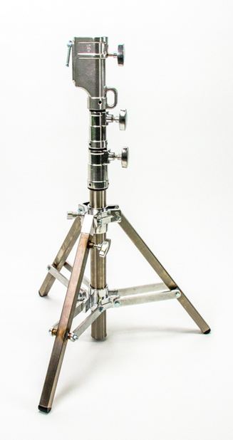 Modern Studio Low Boy Combo Stand 2 Riser - BarnDoor Lighting