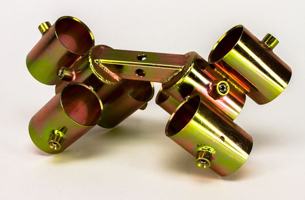 Modern Studio Pipe Mini Truss Corner Bracket for 1 1/4" Pipe - BarnDoor ...