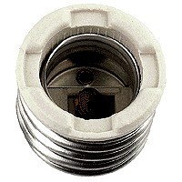 Mogul Base to Medium Lamp Base Adapter 8681 - Electrical Supplies