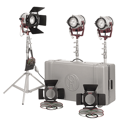 Mole-Richardson Tweenie Solarspot Light Kit 5822 - BarnDoor Lighting